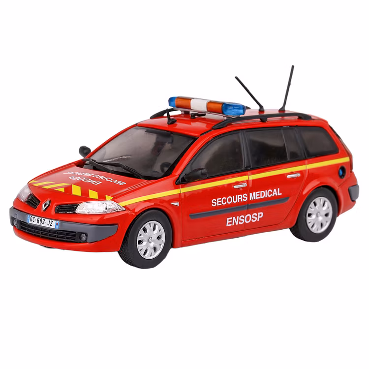 Macheta Renault Megane Break Ambulanta Rosu 1:43 – Autospeciala de ...